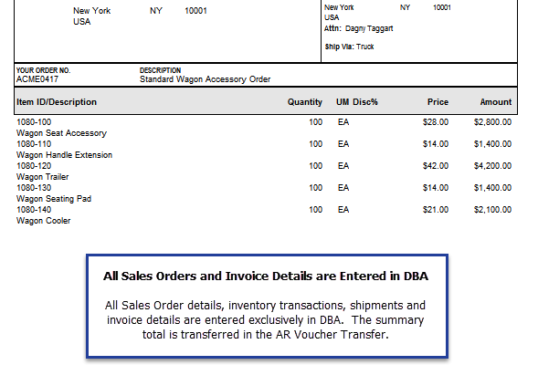 Accounting - DBA Manufacturing Software