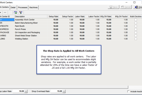 Absorption Costing - DBA Manufacturing Software