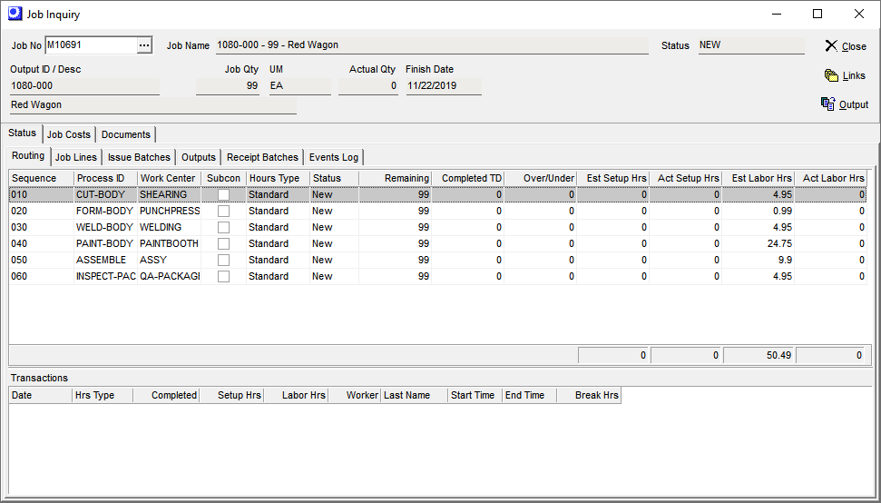 Tools - DBA Manufacturing Software